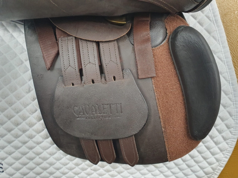 15 inch Cavaletti Collection Dual Flap GP Brown Adjustable - S3762