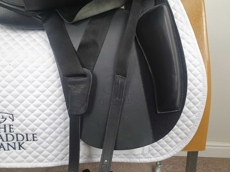 Cavaletti Collection Covered Leather Dual Flap Dressage - CCCLDFDR