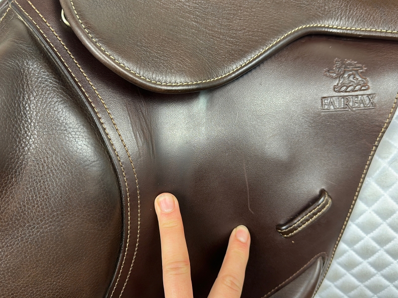 17 inch Fairfax Classic XC Monoflap Small Block MXC Brown Adjustable ...