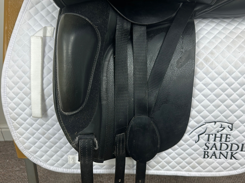 17.5 inch GFS Monarch Dressage S614 Black Adjustable - C2791