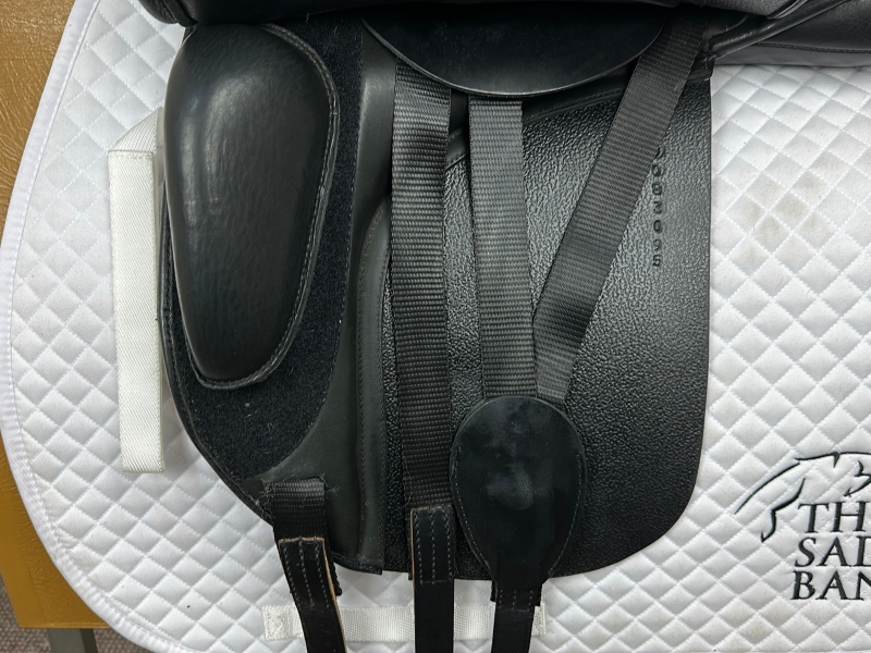 17 inch GFS Monarch Cob Dressage S656 Black Adjustable - S4755