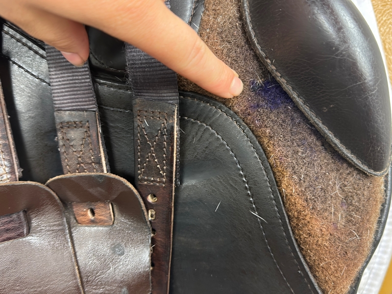 17.5 inch Kent and Masters Original Jump MJU Brown Adjustable - S4843