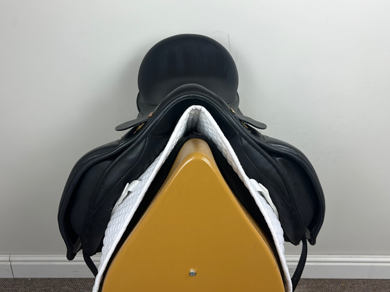 17.5 inch Jeffries XP Dressage Black Extra Wide - S5290