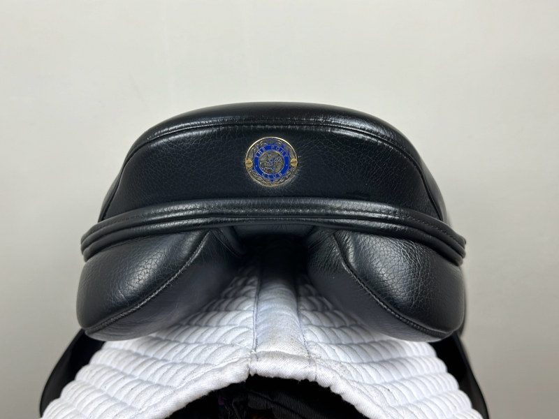 16 inch Kent and Masters Pony Club Long Leg MLL Black Adjustable - S5836