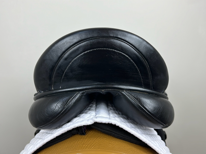 17.5 inch Custom Saddlery Icon Flight Black Medium Wide - C3567