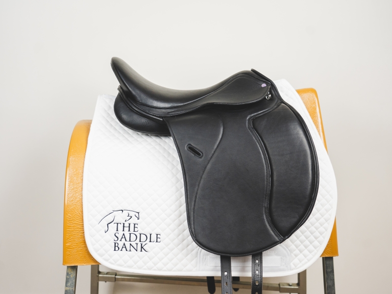 Cavaletti Collection Covered Leather Dual Flap Dressage - CCCLDFDR