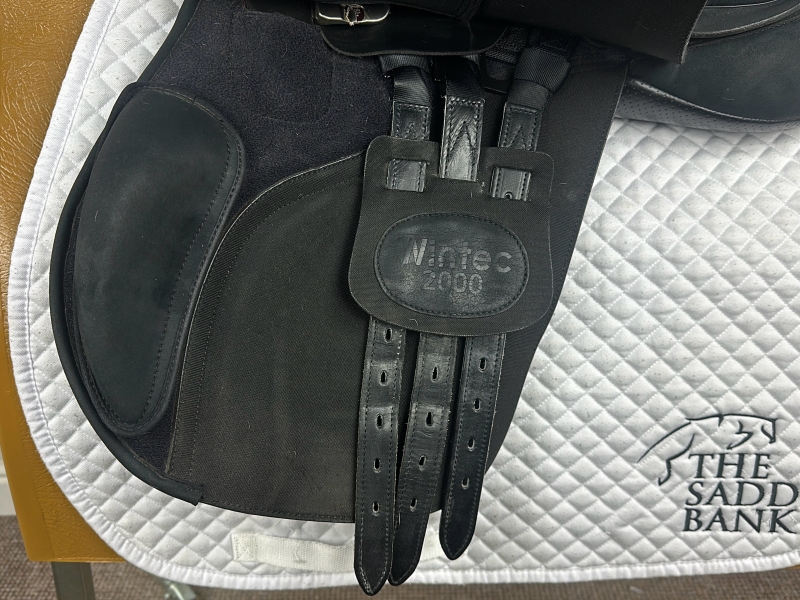 17 inch Wintec 2000 High Wither Square Cantle SC AP All Purpose Black ...