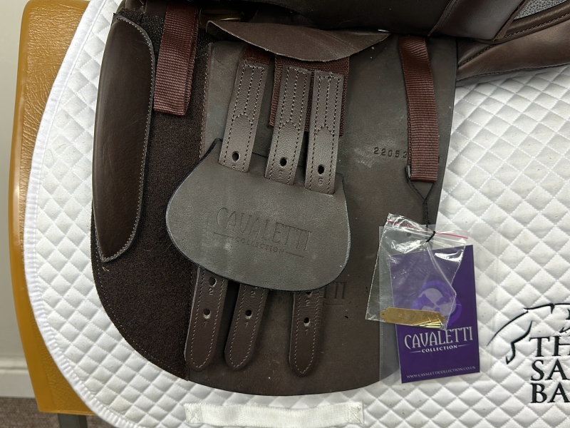17.5 inch Cavaletti Collection Show Saddle Brown Adjustable - S7264